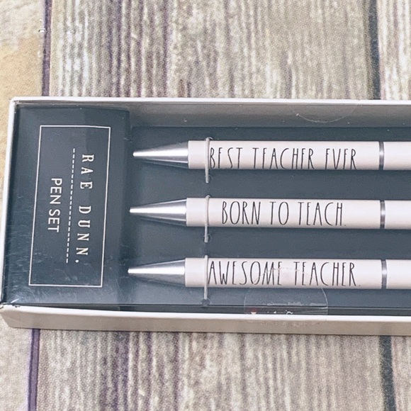 Rae Dunn | Office | Rae Dunn Teacher Pen Set | Poshmark